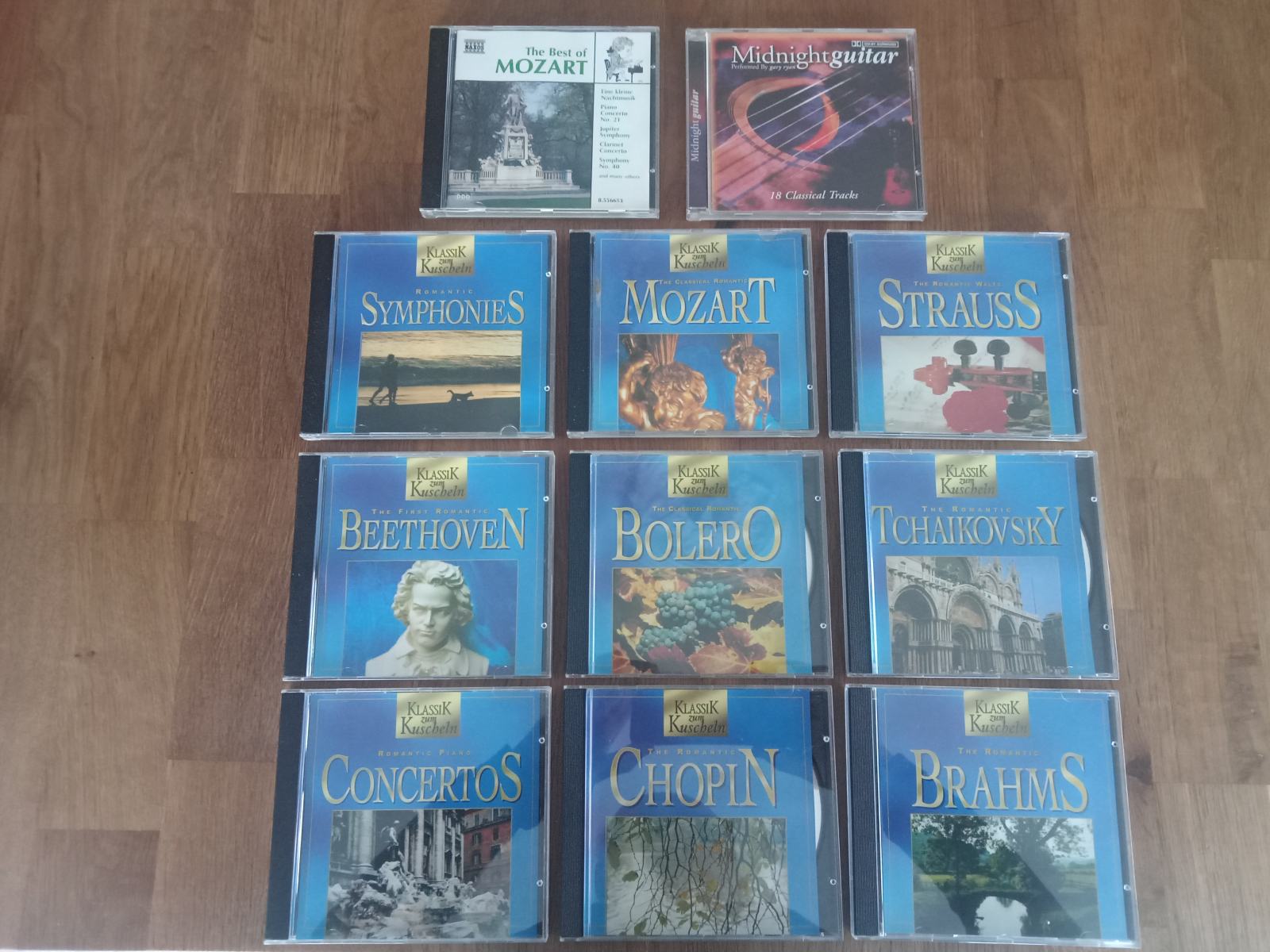 CD PLOŠČE, KLASIČNA GLASBA, MOZART, CHOPIN, BOLERO, STRAUSS