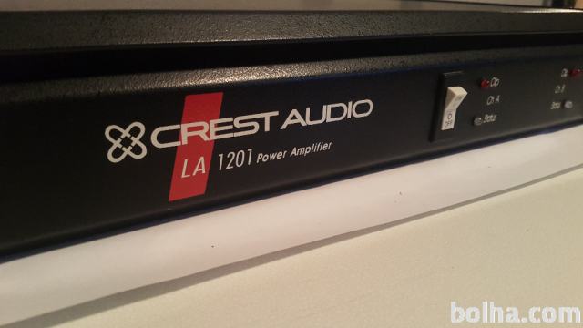 Ojačevalec, končna stopnja CREST AUDIO LA 1201