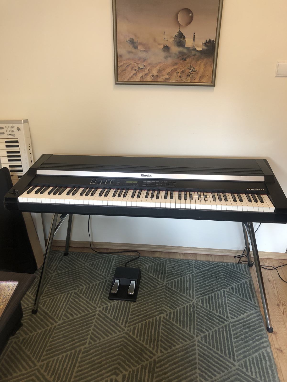 Rhodes mk-80 (1989/90) klaviatura