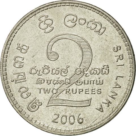 Kovanec Sri Lanka 2 rupija 2006