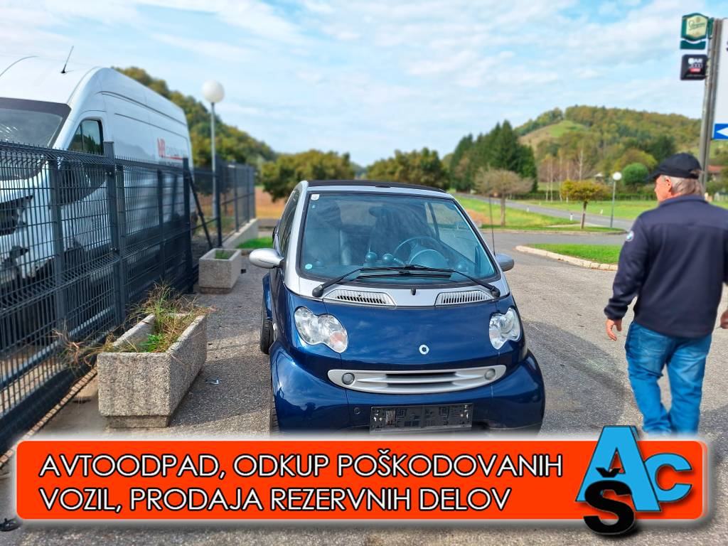 Smart fortwo cabrio passion 45kW,L 2003, KM 11111, 2003 l.