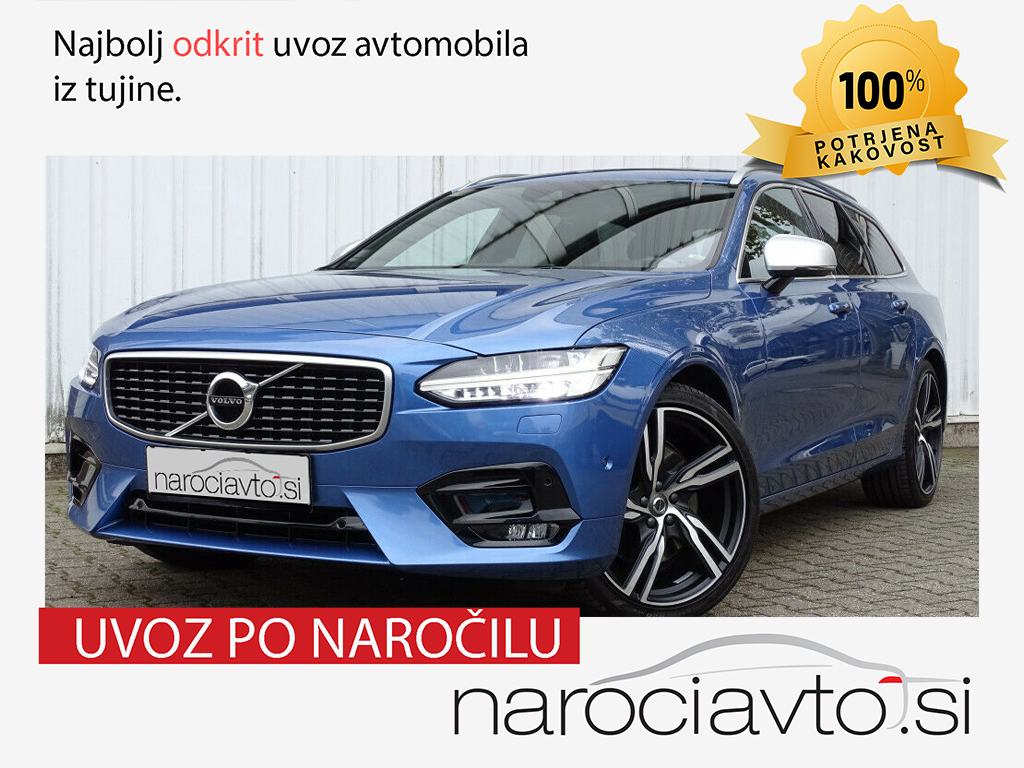 Volvo V90 D5 AWD R DESIGN UVOZ PO NAROČILU, 2017 l.