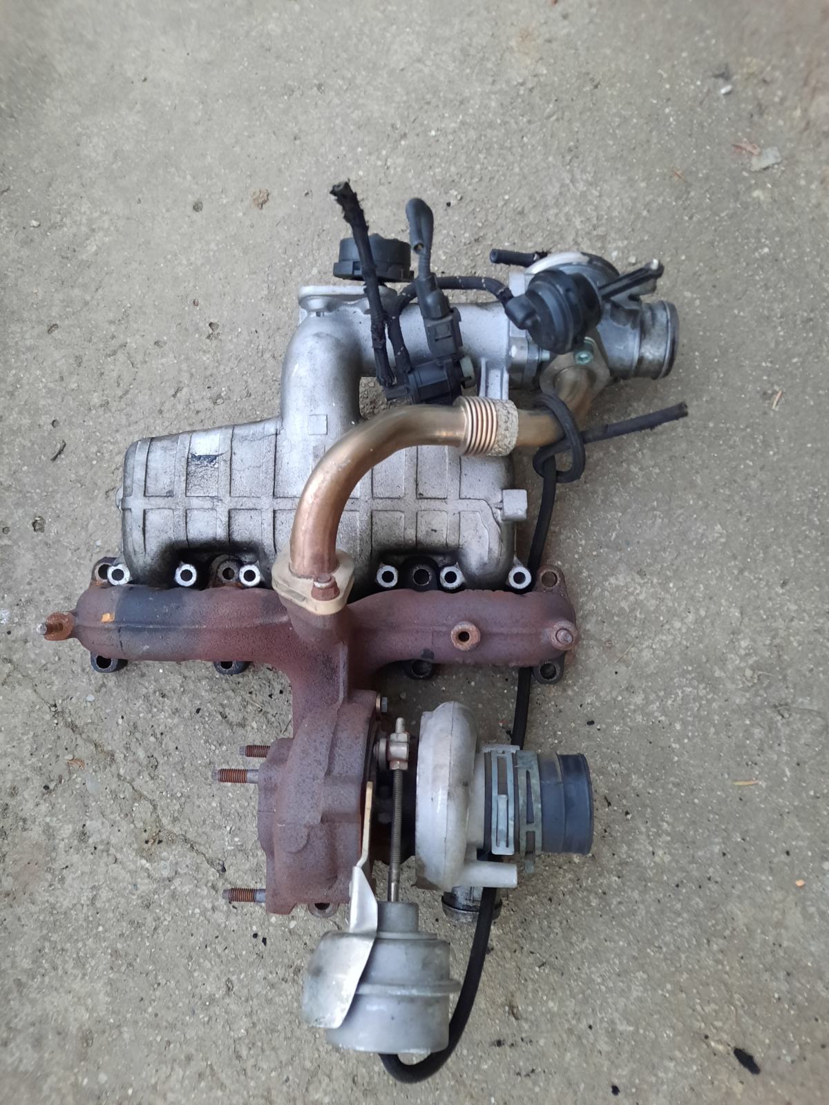 Turbo polnilnik, izpušni kolektor VW 1.9 TDI ATD
