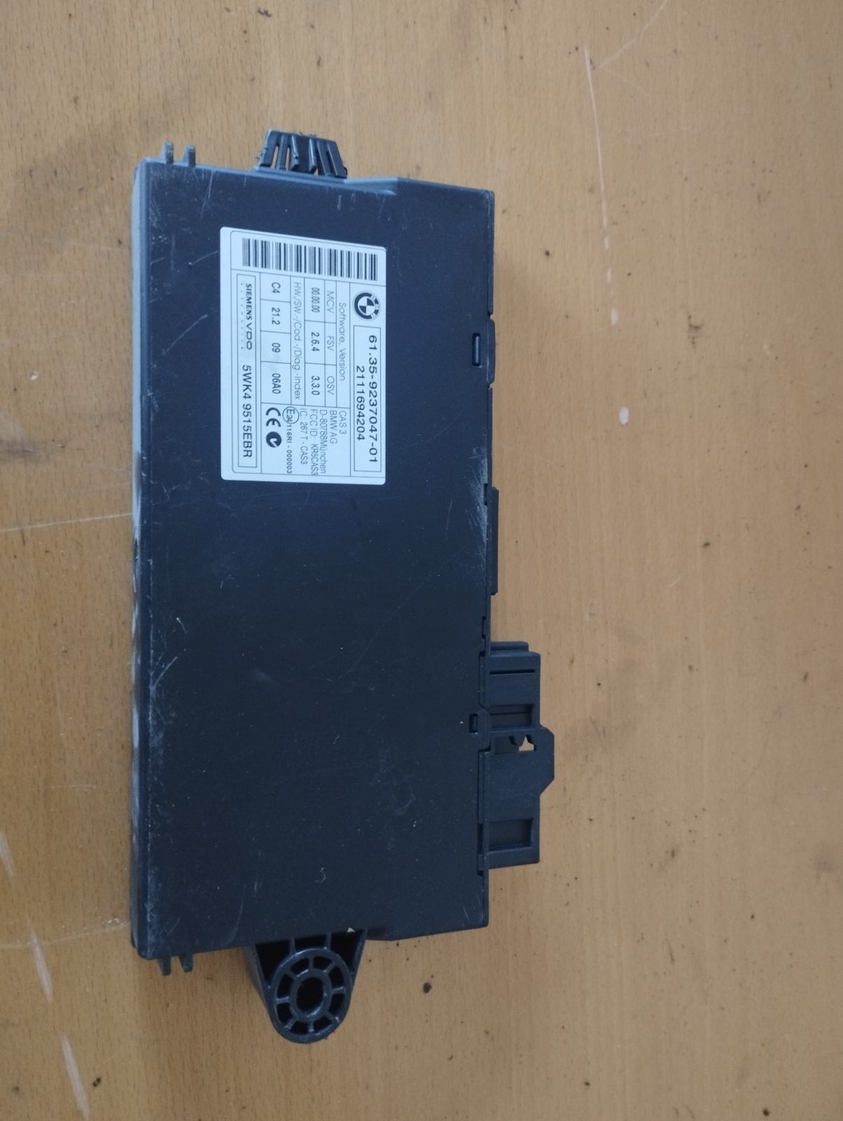 Bmw 3 E90 E91 CAS modul računalnik 9237047