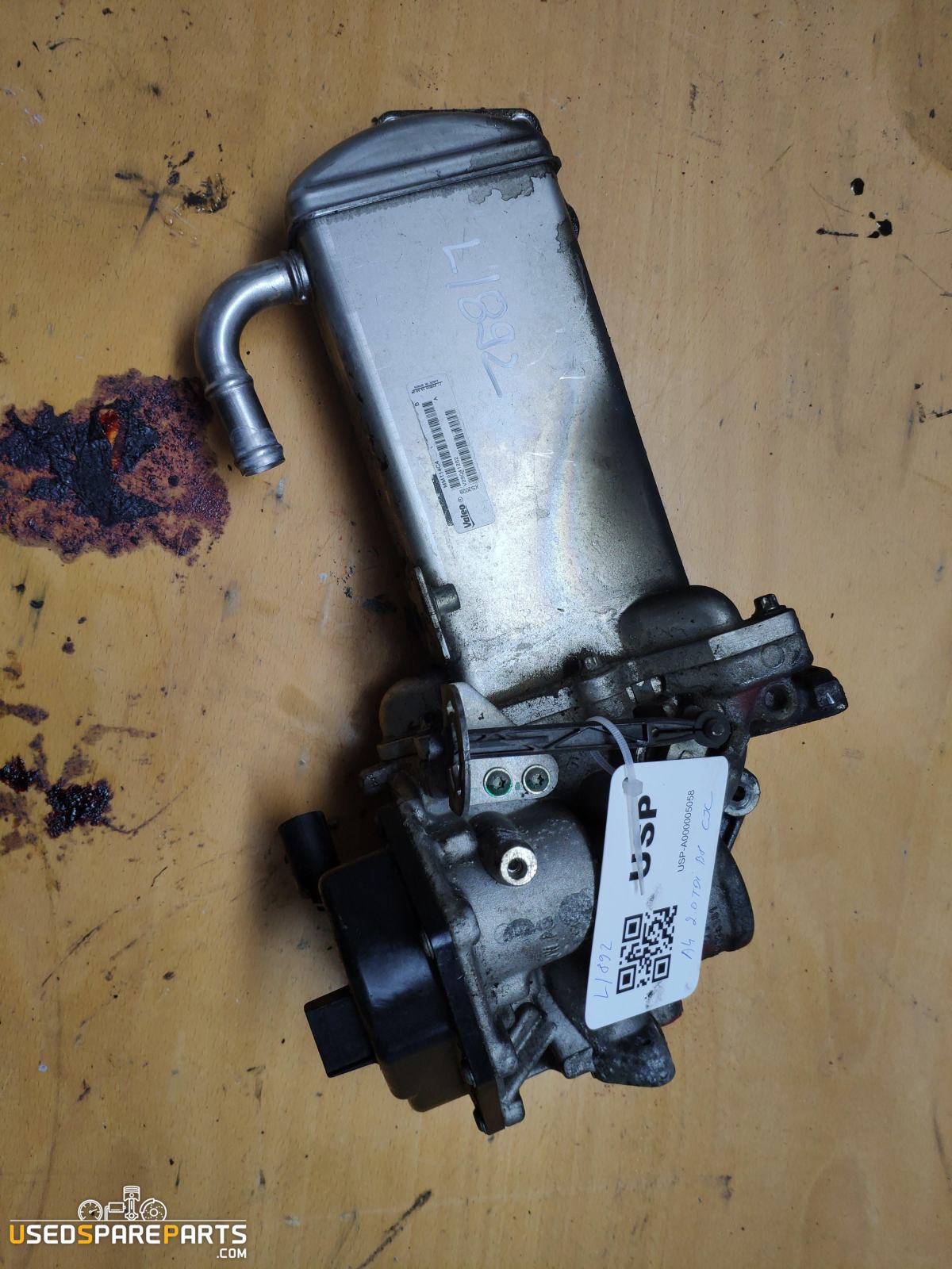 EGR+HLADILNIK EGR AUDI A4 B8 2.0 TDI CJC (POŠKODOVAN VAKUM)