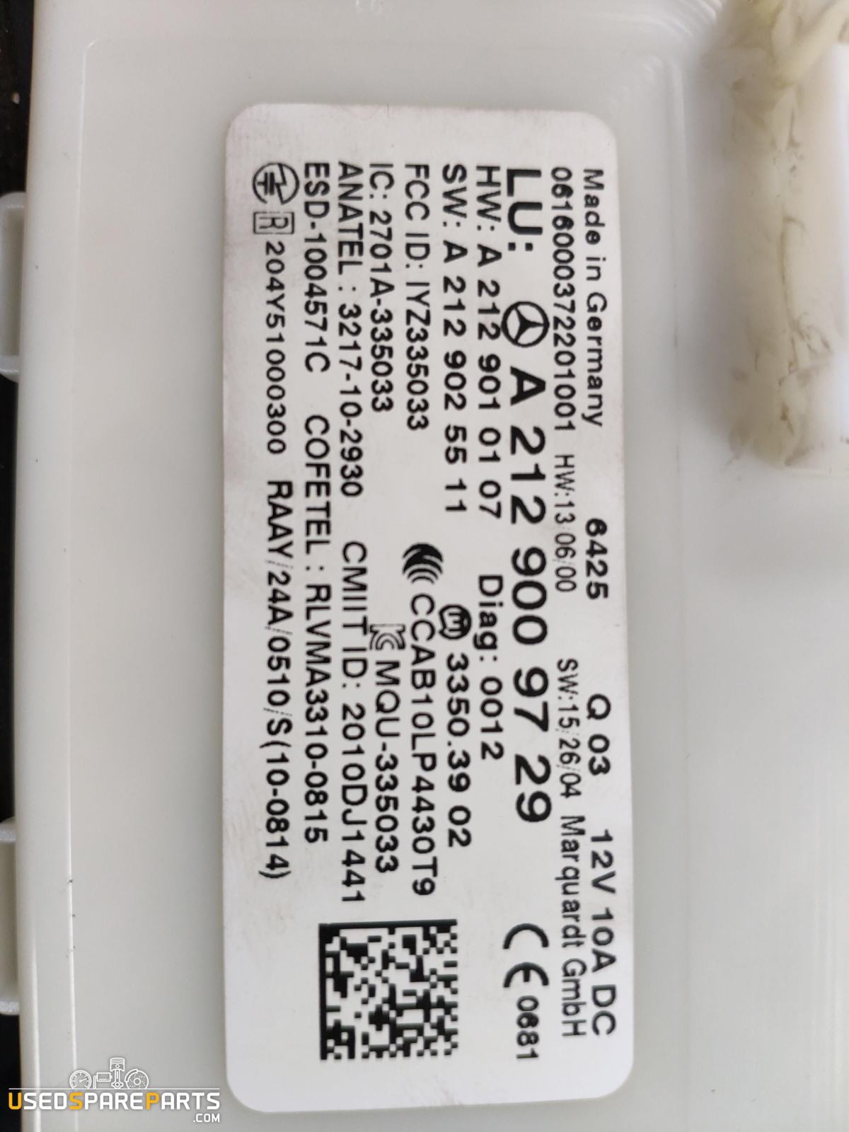 KEYLESS MODULE MERCEDES-BENZ CLA