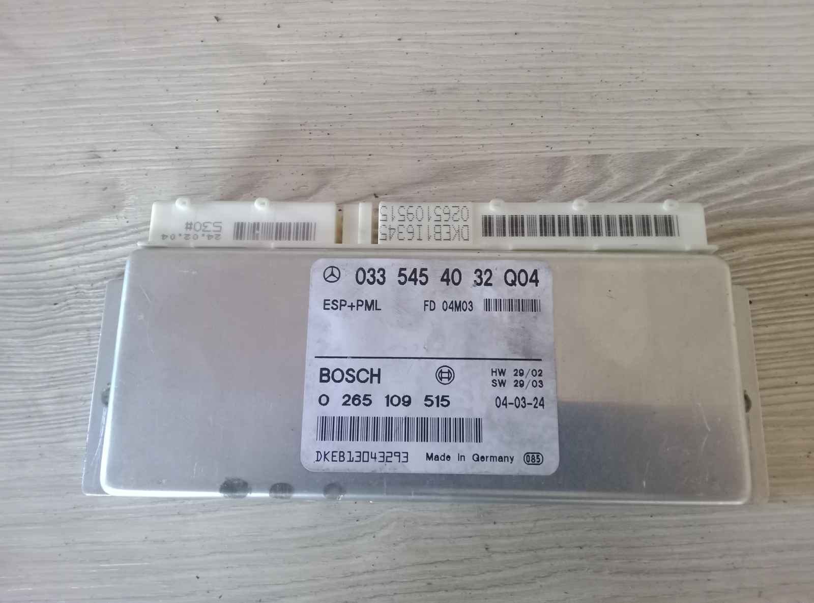 Mercedes E-class w211 ABS ESP računalnik modul 0265109515