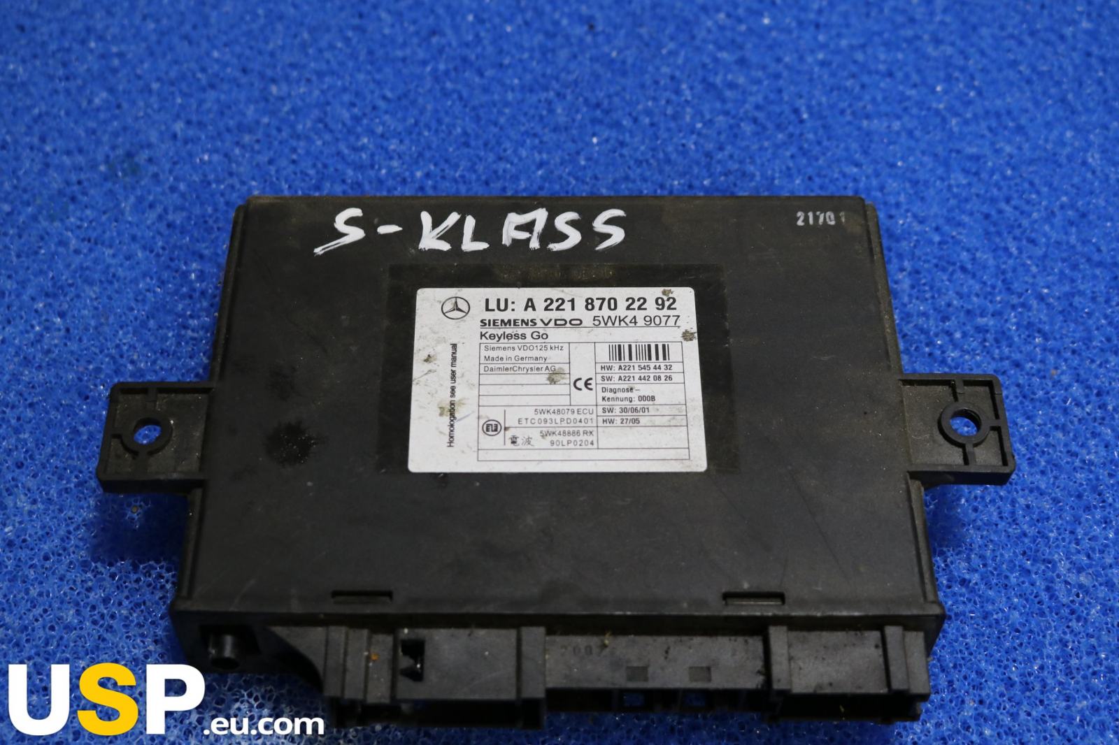 MODUL KEYLESS GO MERCEDES BENZ S KLASA W221