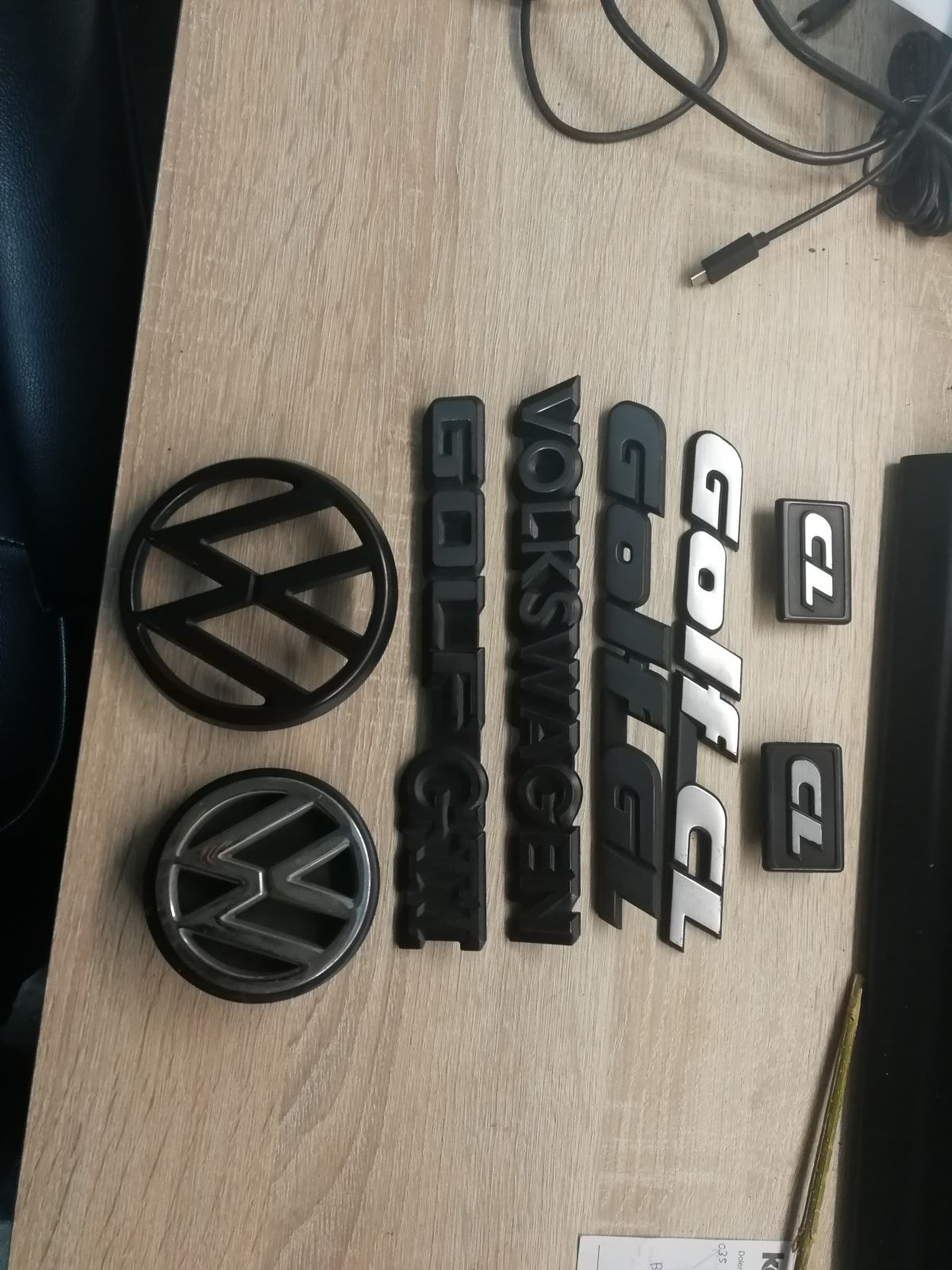 Napisi značke VW Golf 2 CL GL GTI