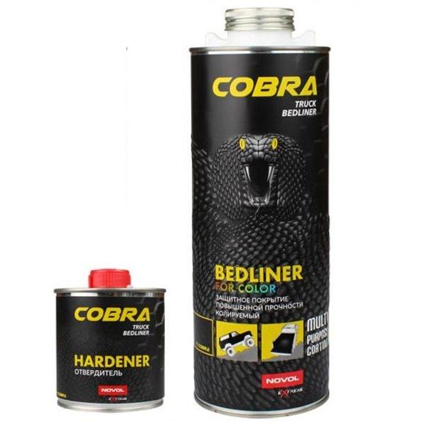Novol extreme COBRA black / COBRA for Color, Truck Bedliner z trdilcem