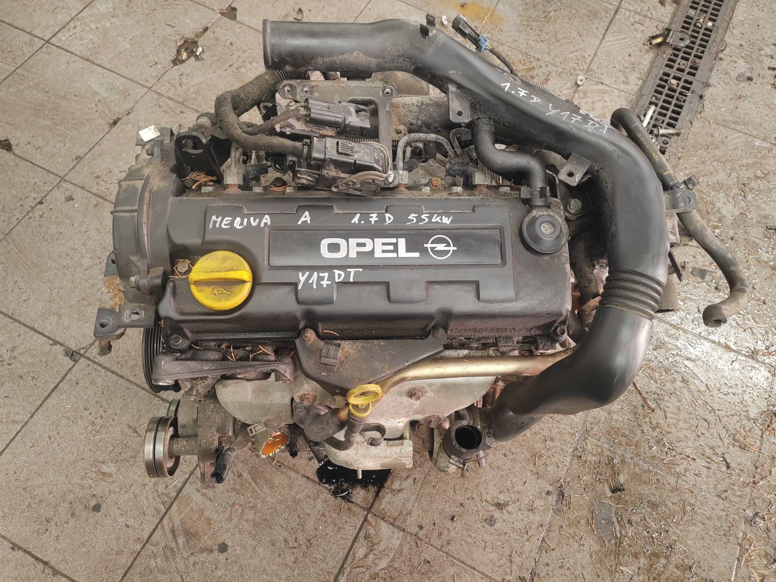 Opel astra corsa meriva 1.7 d 55kw Y17DT motor masina