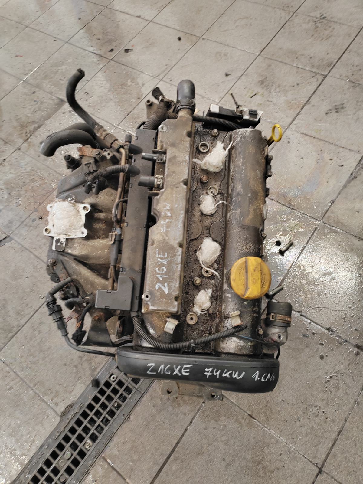 Opel meriva A astra G zafira A 1.6 16v 74kw Z16Xe motor Mašina