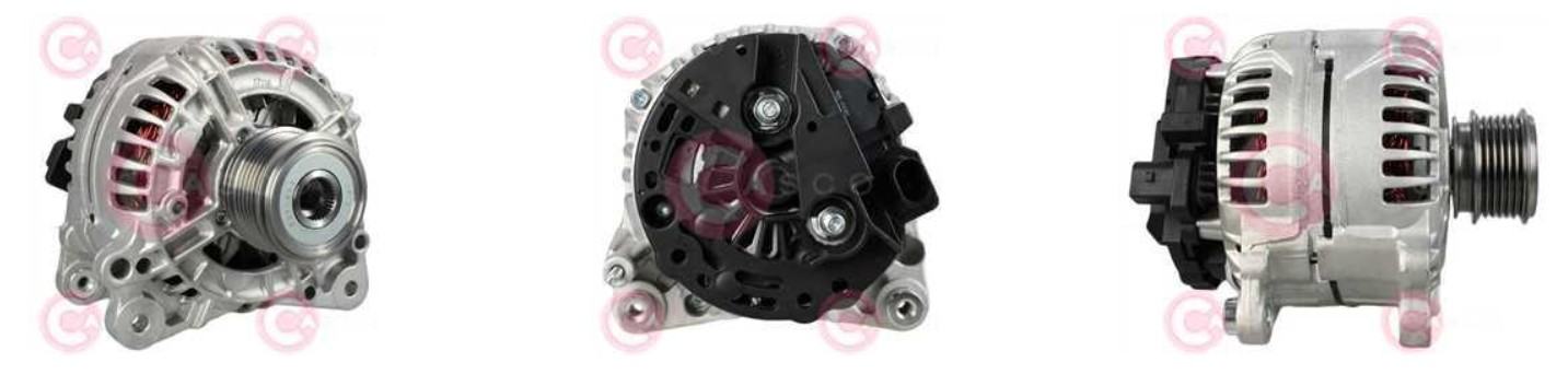 Alternator 12V 140A (6pk) Audi, VW, Fiat, Škoda, Mitsubishi