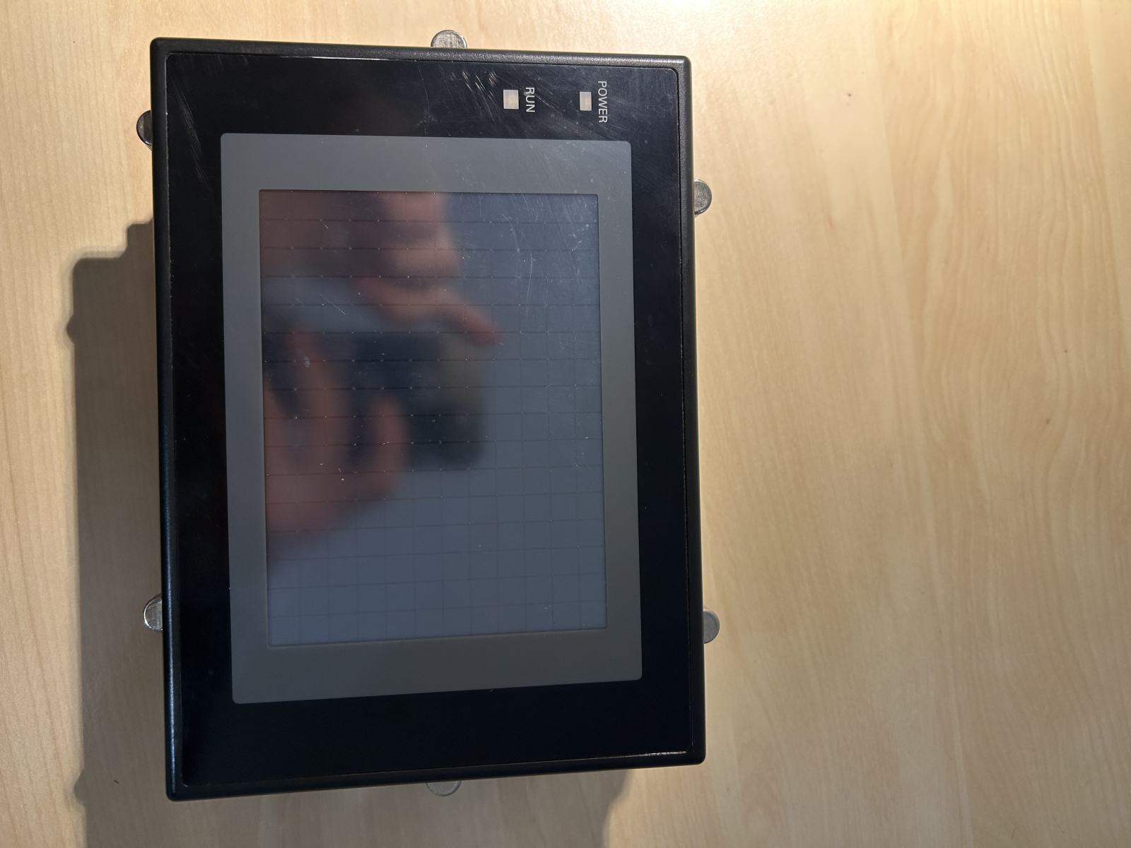 Omron interactive display operator