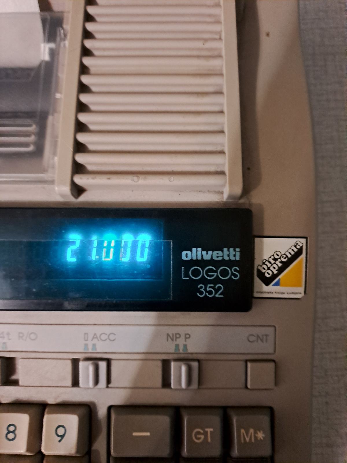 SEŠTEVALNIK OLIVETTI LOGOS 362
