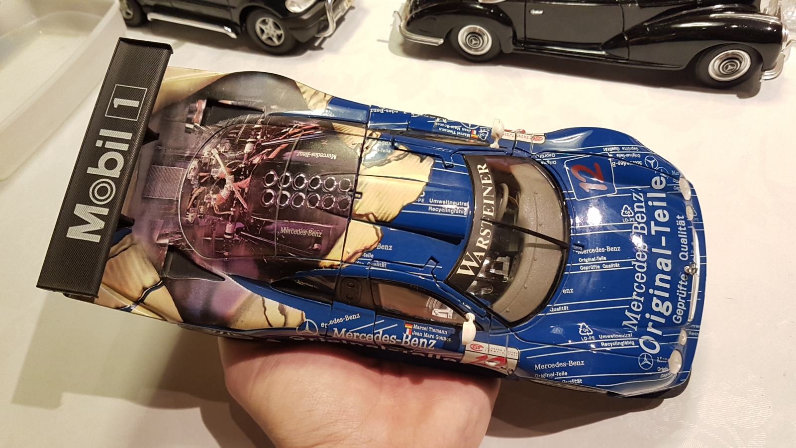 1:18 Mercedes CLK GTR #12 Original Teile