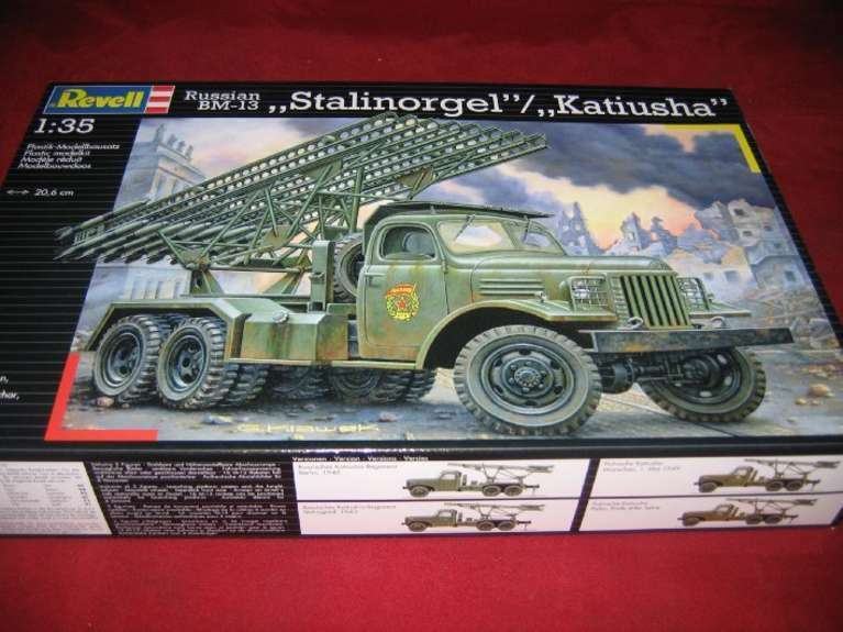 Maketa kamion BM-13 Stalinorgel Katiusha 1/35 1:35