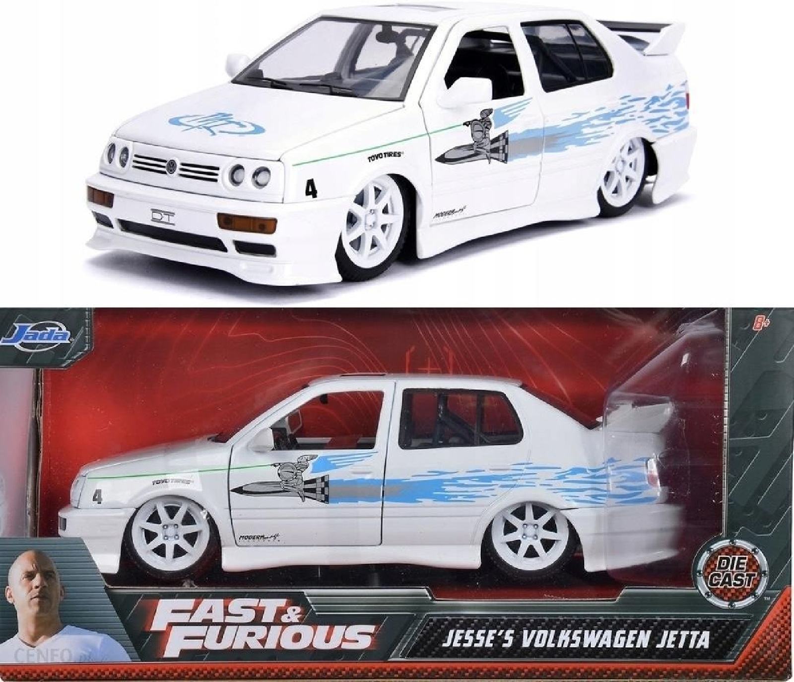 Model Jada Jesses VW Jetta Fast n Furious 1:24