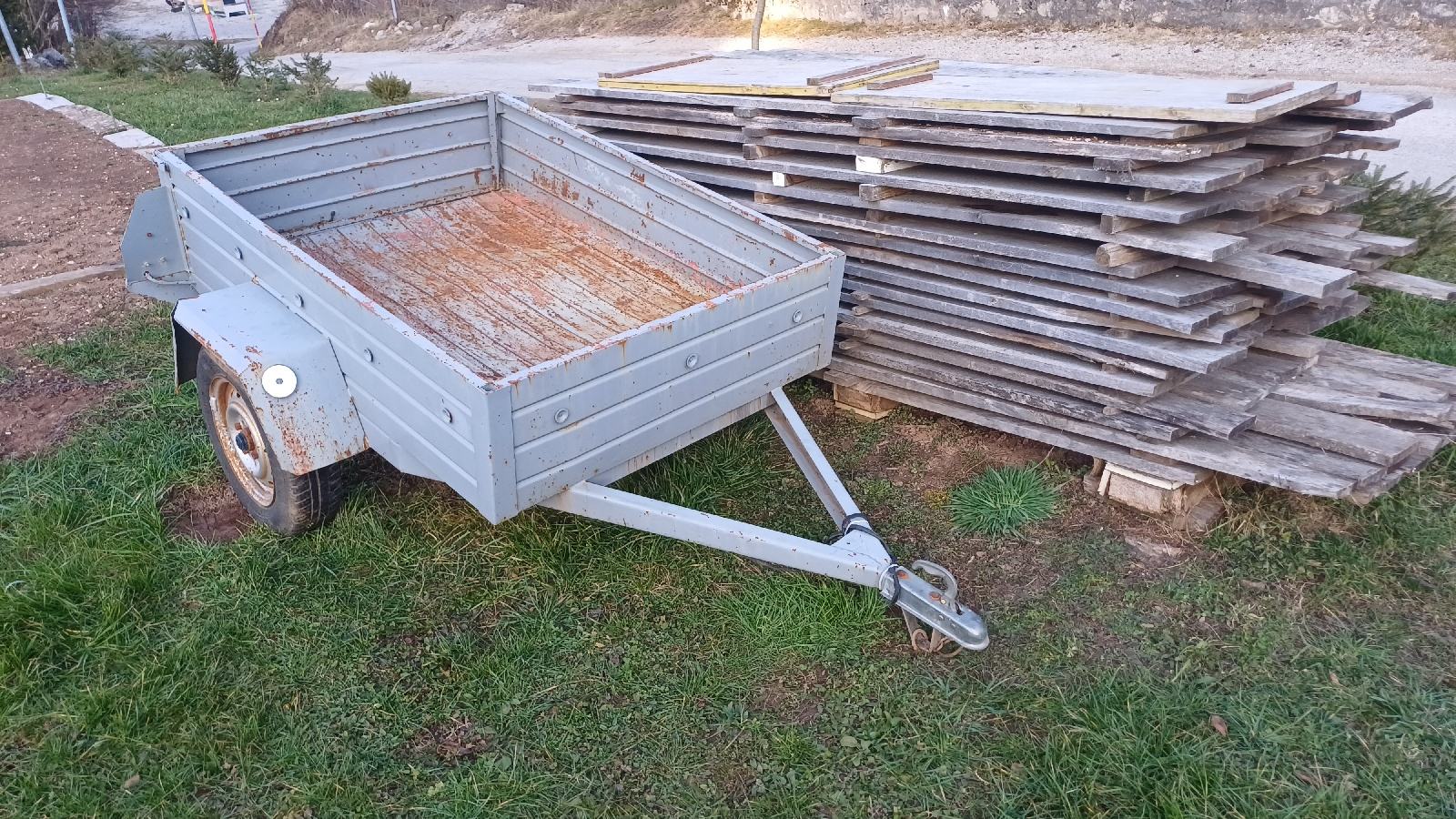 Avto prikolica 155cm