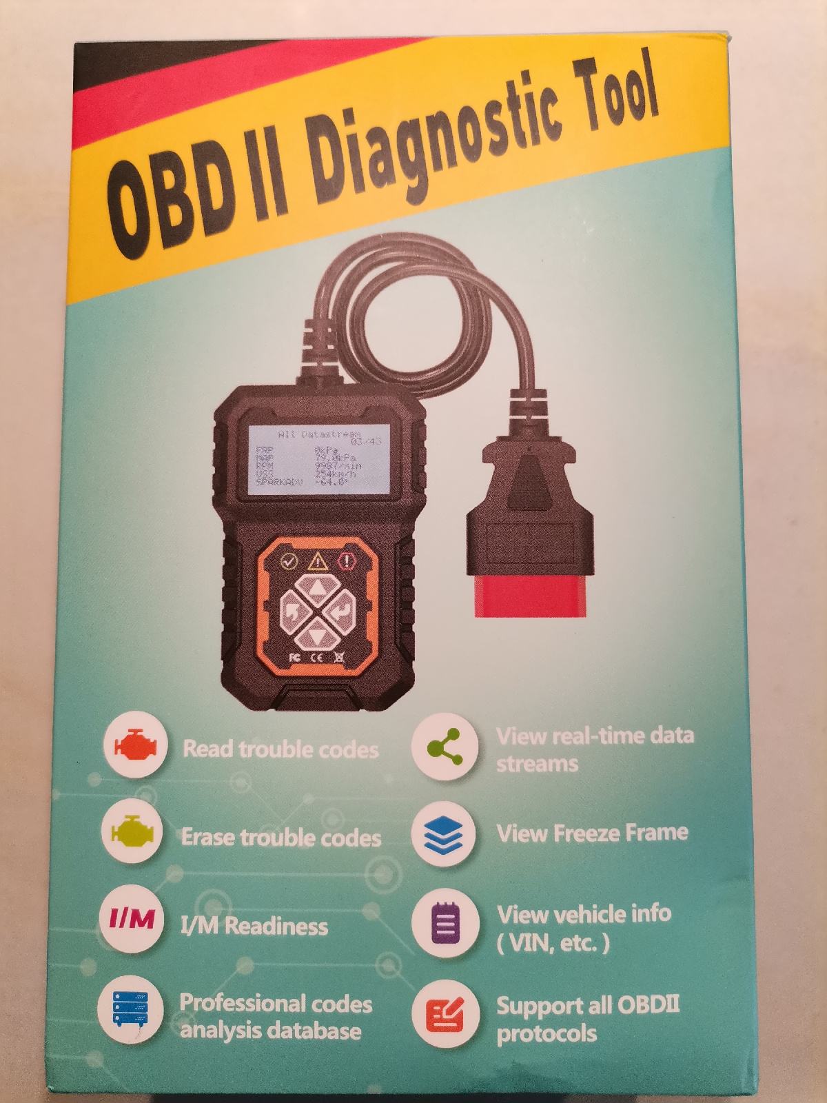 OBD II diagnostic tool