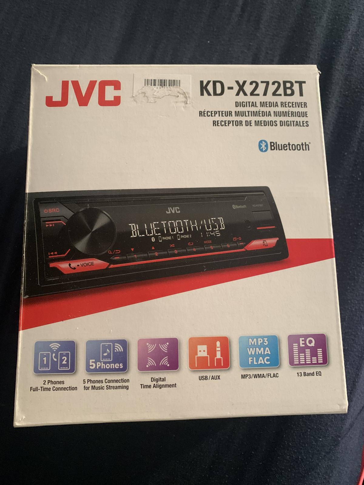 bluetooth radio JVC KD-X272BT