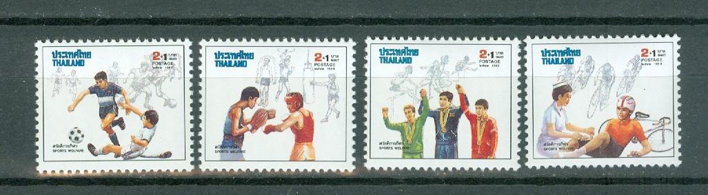 Tajska 1990 šport serija MNH**