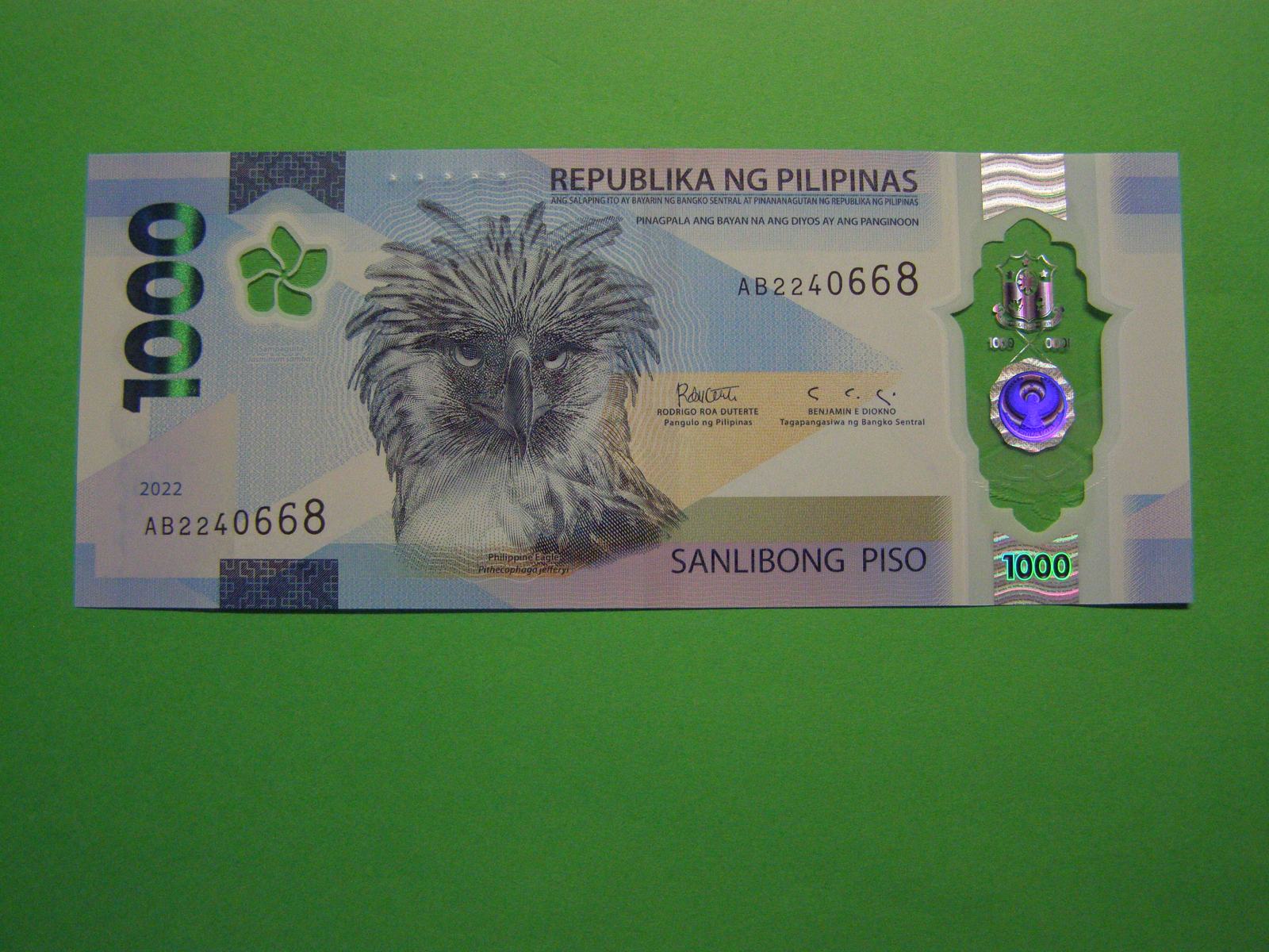 FILIPINI 2022/23 - 1000 PISOV - PRODAM