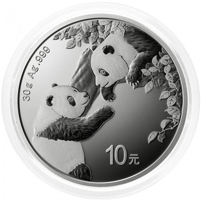 Chinese Panda srebrni kovanec 30gr 2023