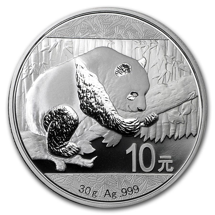 Srebrnik Kitajska Panda 2016 1 oz (trezor)