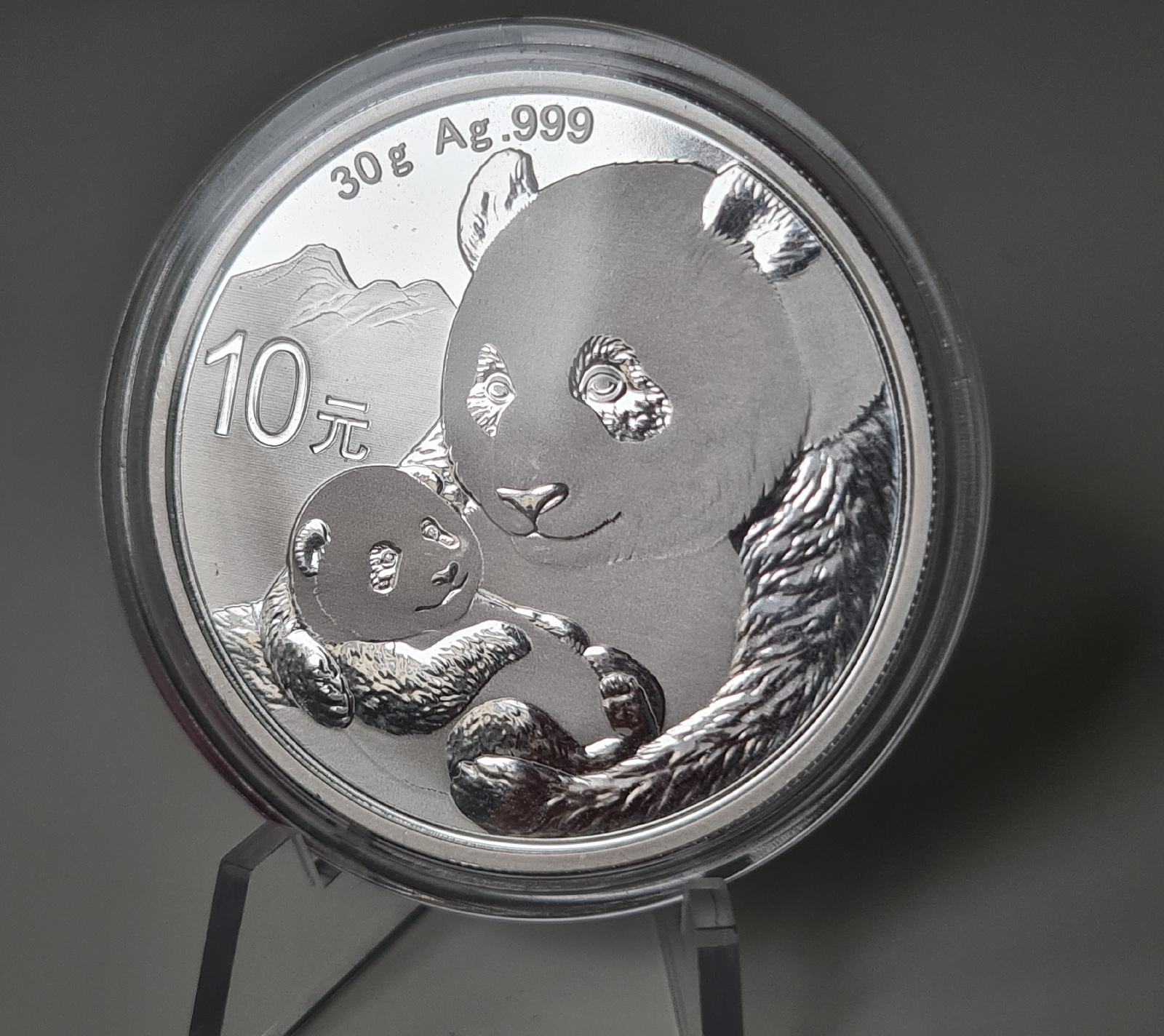 Srebrnik Kitajska Panda 2019