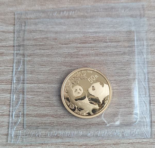 Zlati kitajski PANDA 3 g 2022 - jubilejni kovanec ob 40. obletnici