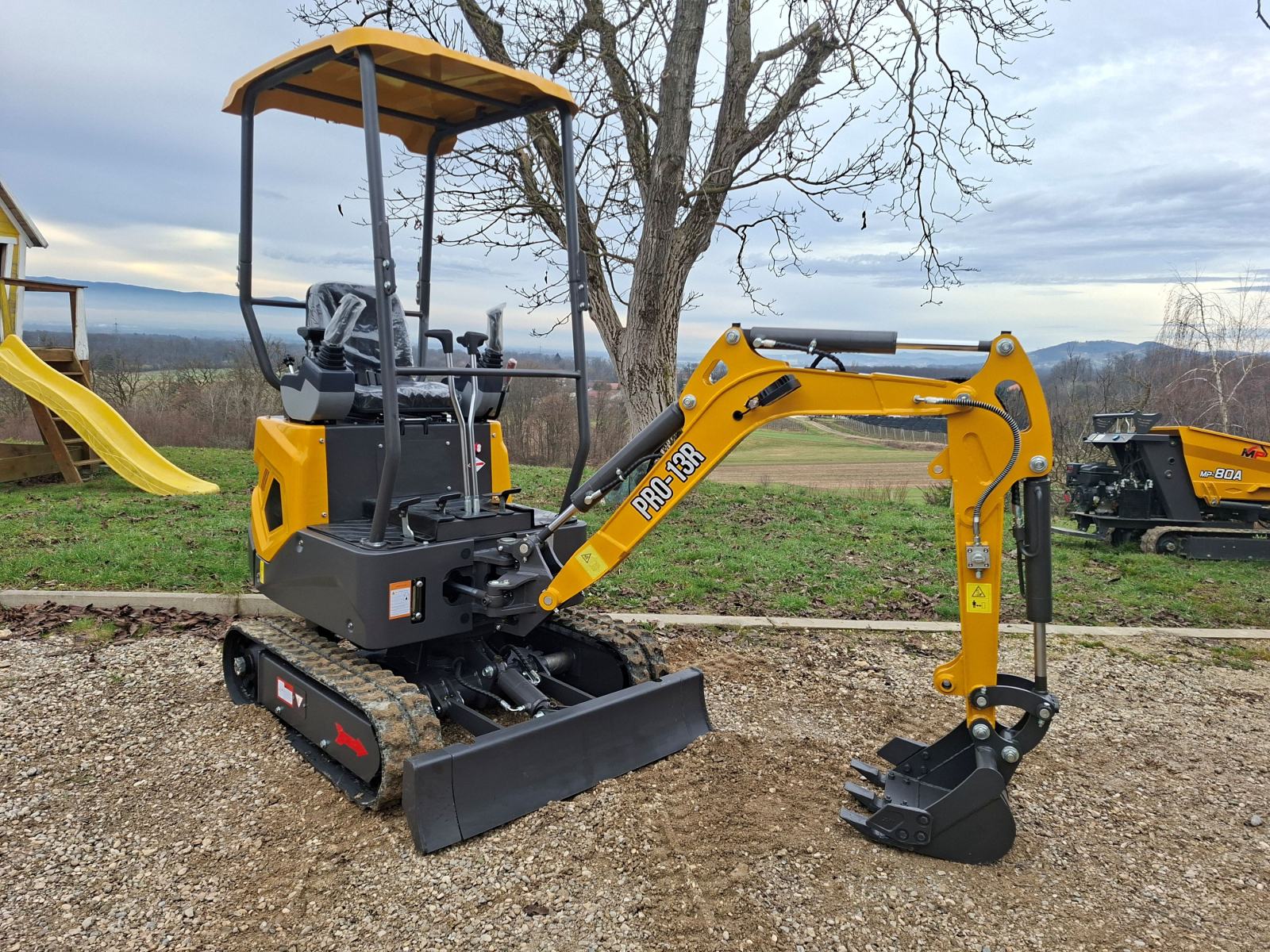 MINI BAGER 1.3T PRO-13R - KUBOTA - JOYSTICK - RAZŠIRITEV - ZALOGA!