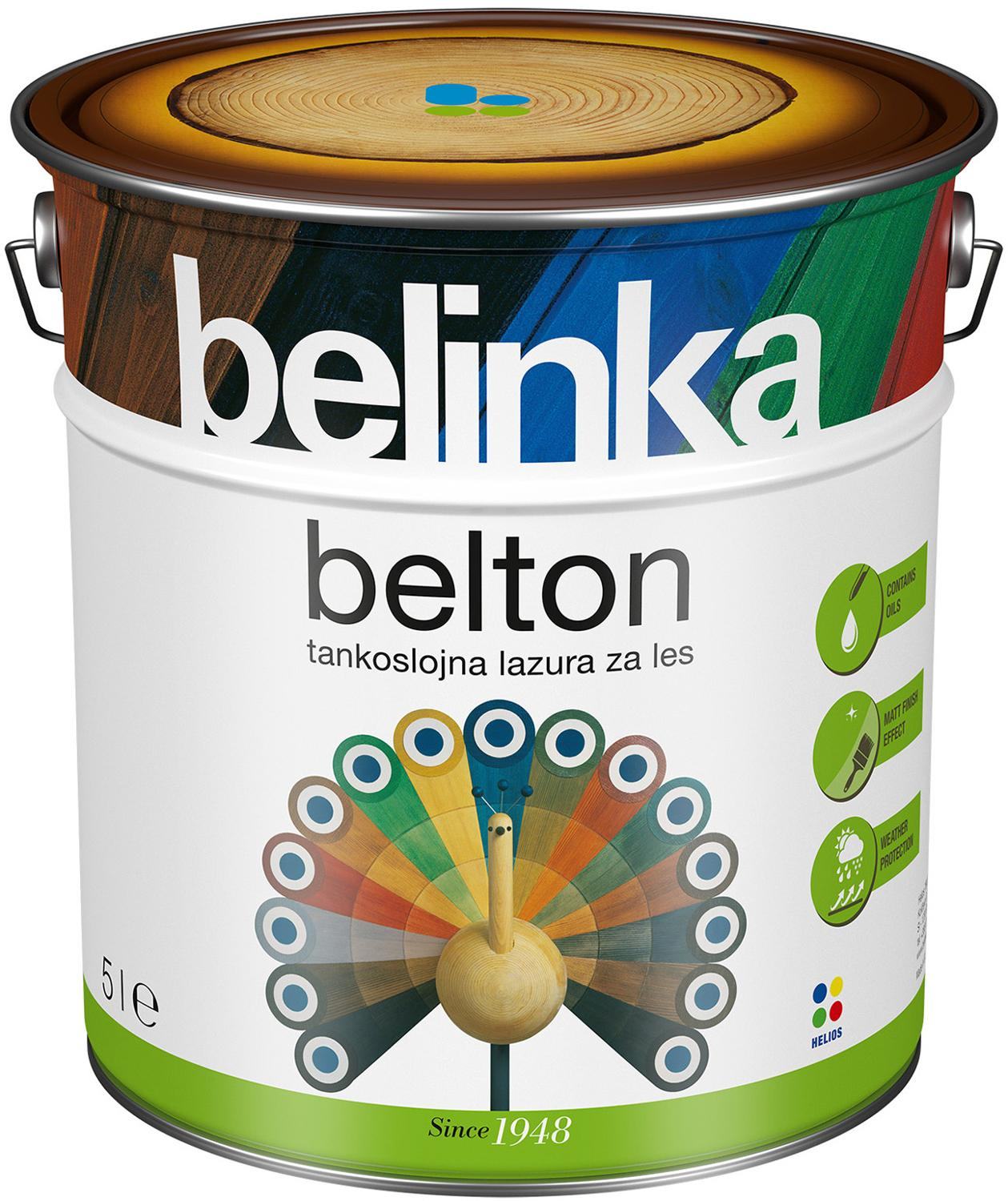 Belton Tankoslojna lazura za les oreh 5 l