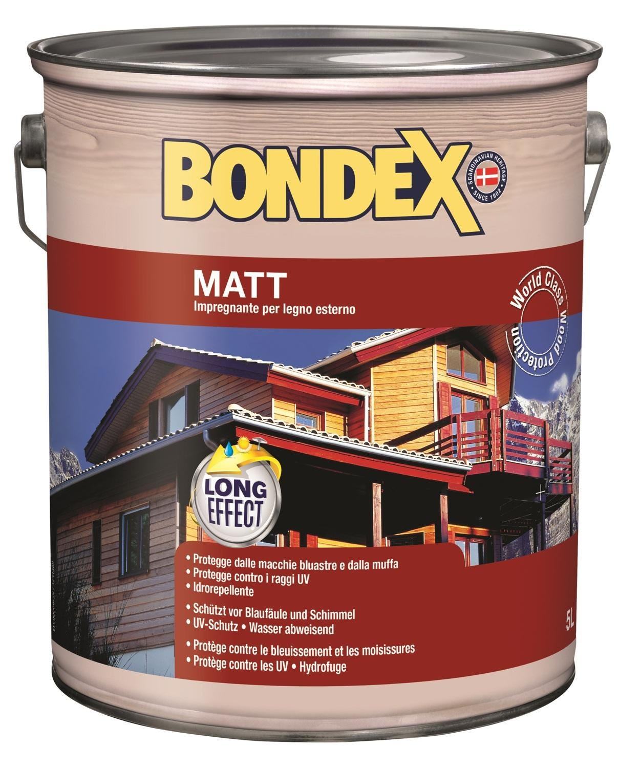 Bondex Tankoslojni premaz za les Matt brezbarvno 5 l