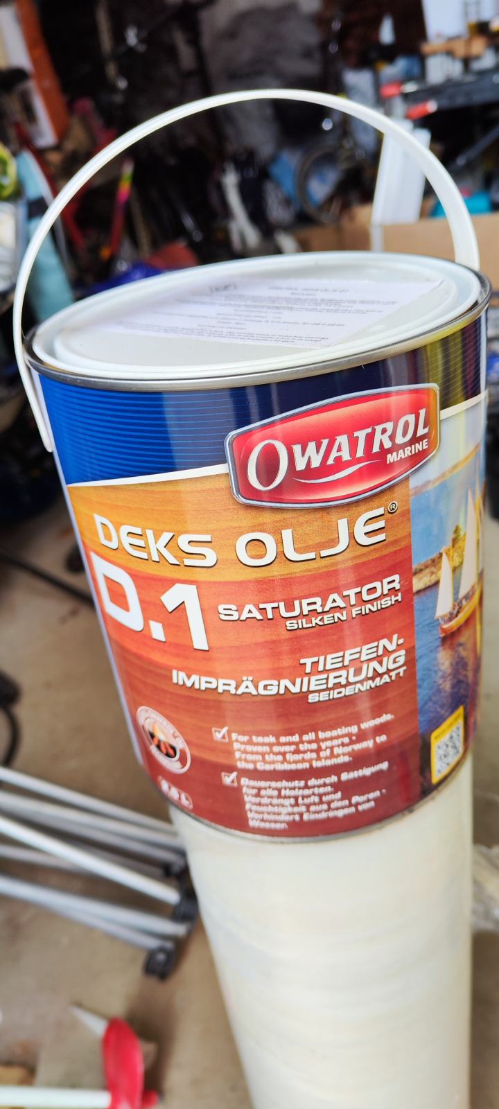 Olje za barke D1 DEKS Owatrol 2,5 l (za les)