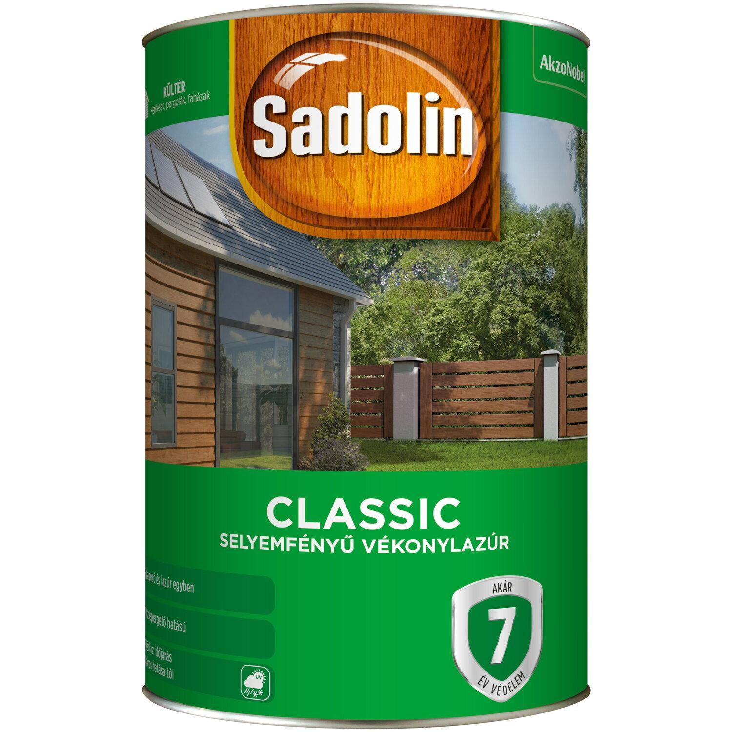 Sadolin Barva za les Classic brezbarvna 5 l