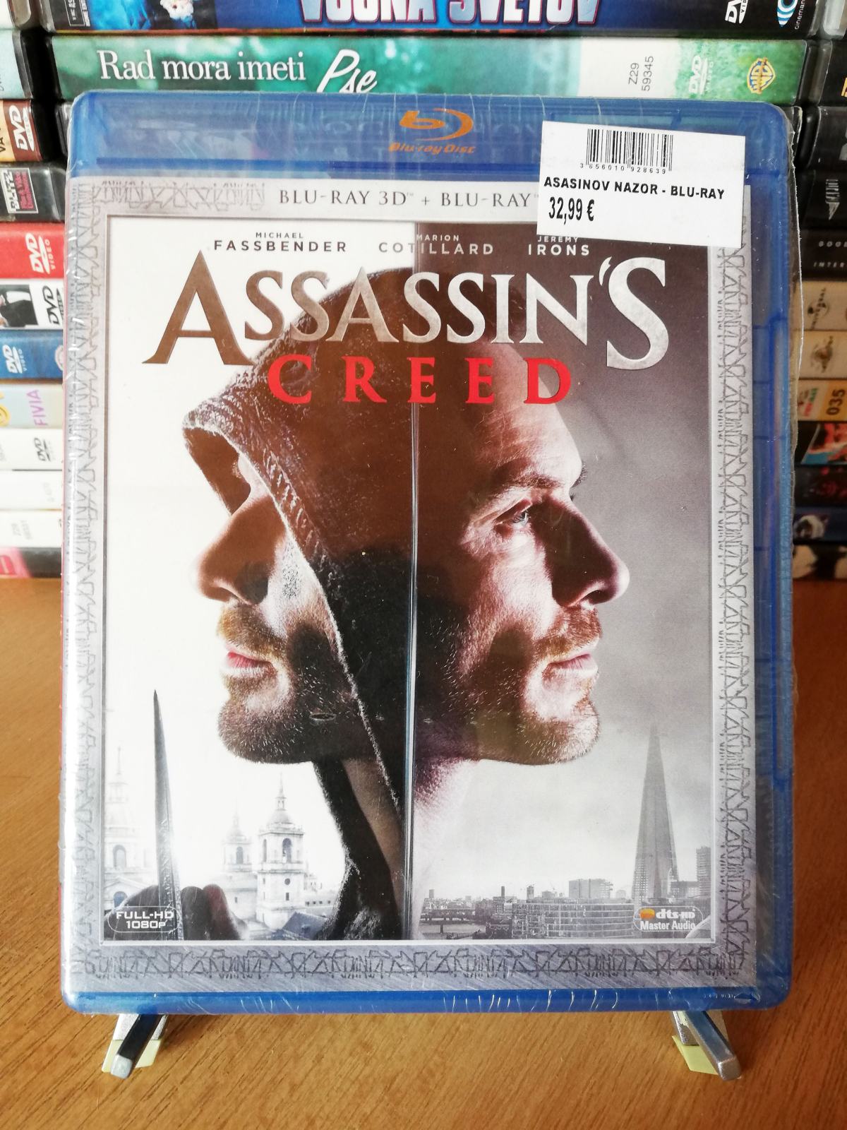 Assassins Creed (2016) 2D + 3D / 2xBlu-ray (ŠE ZAPAKIRANO) / Slo subi