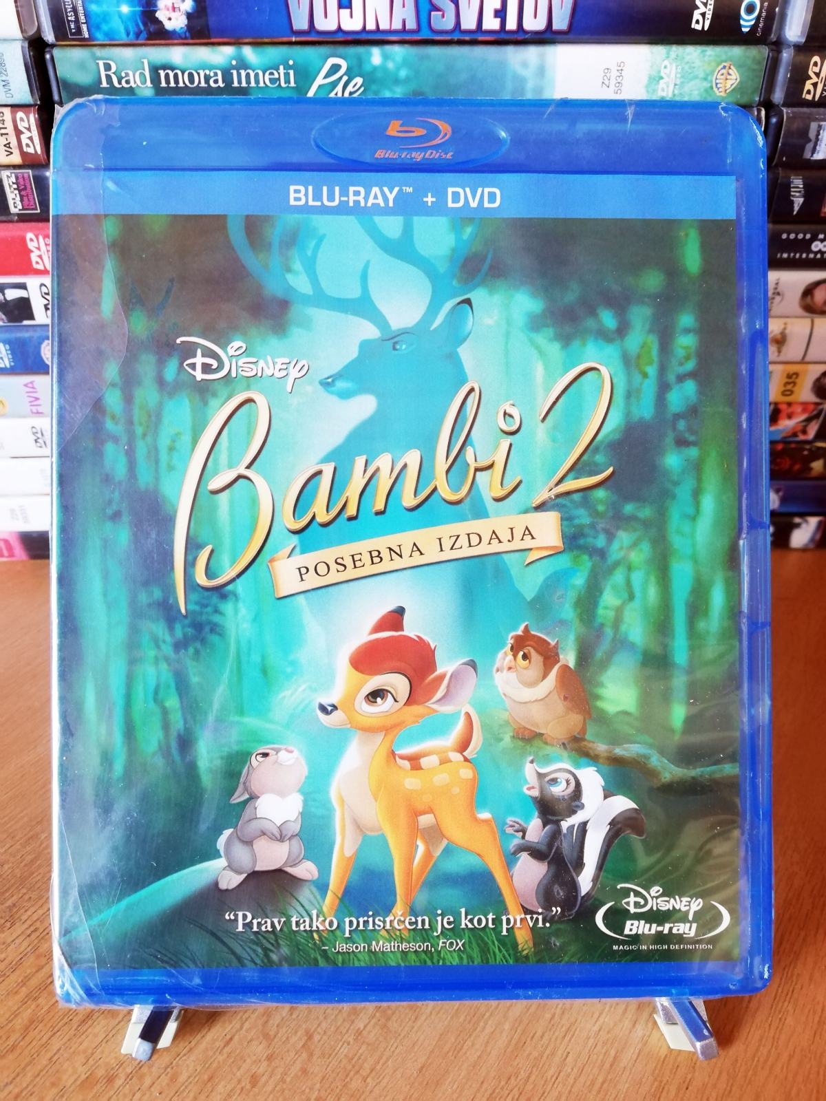 Bambi II (2006) (ŠE ZAPAKIRANO) / Blu-ray + DVD / Slovenski podnapisi