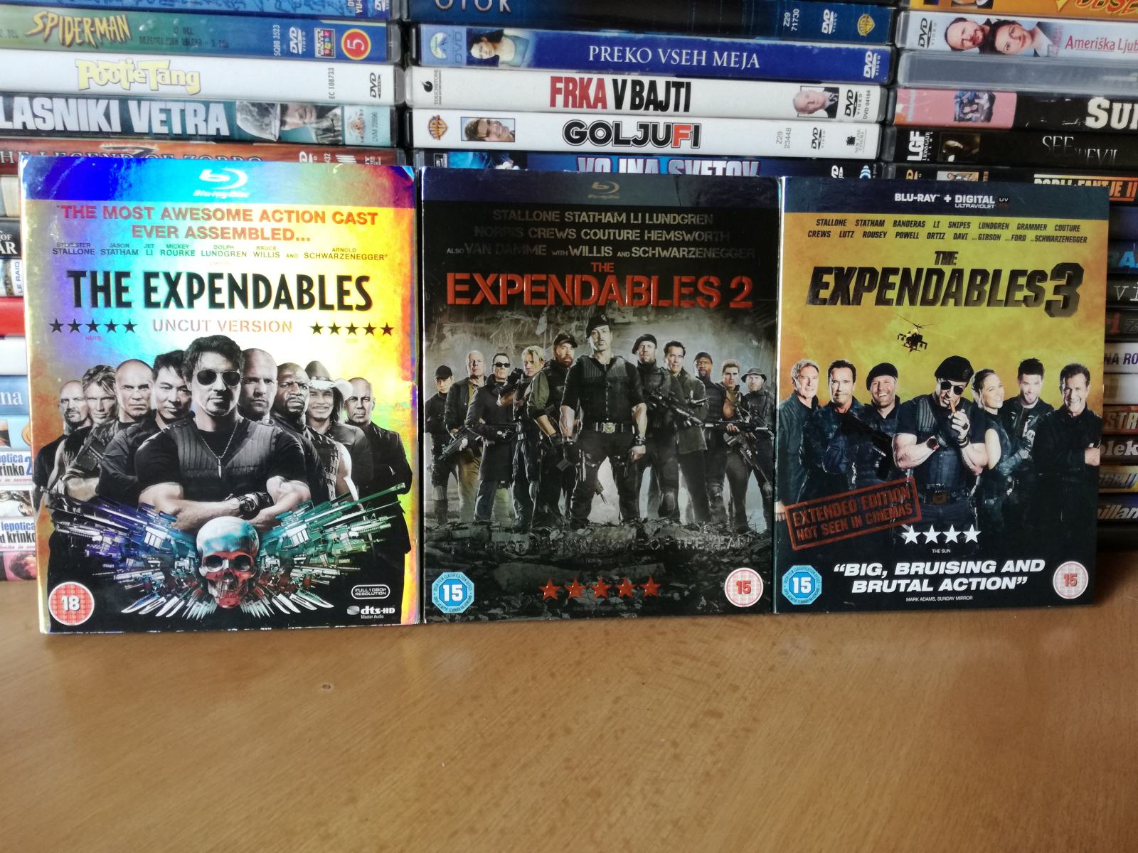 The Expendables Trilogy (2010-2014) Extended Edition
