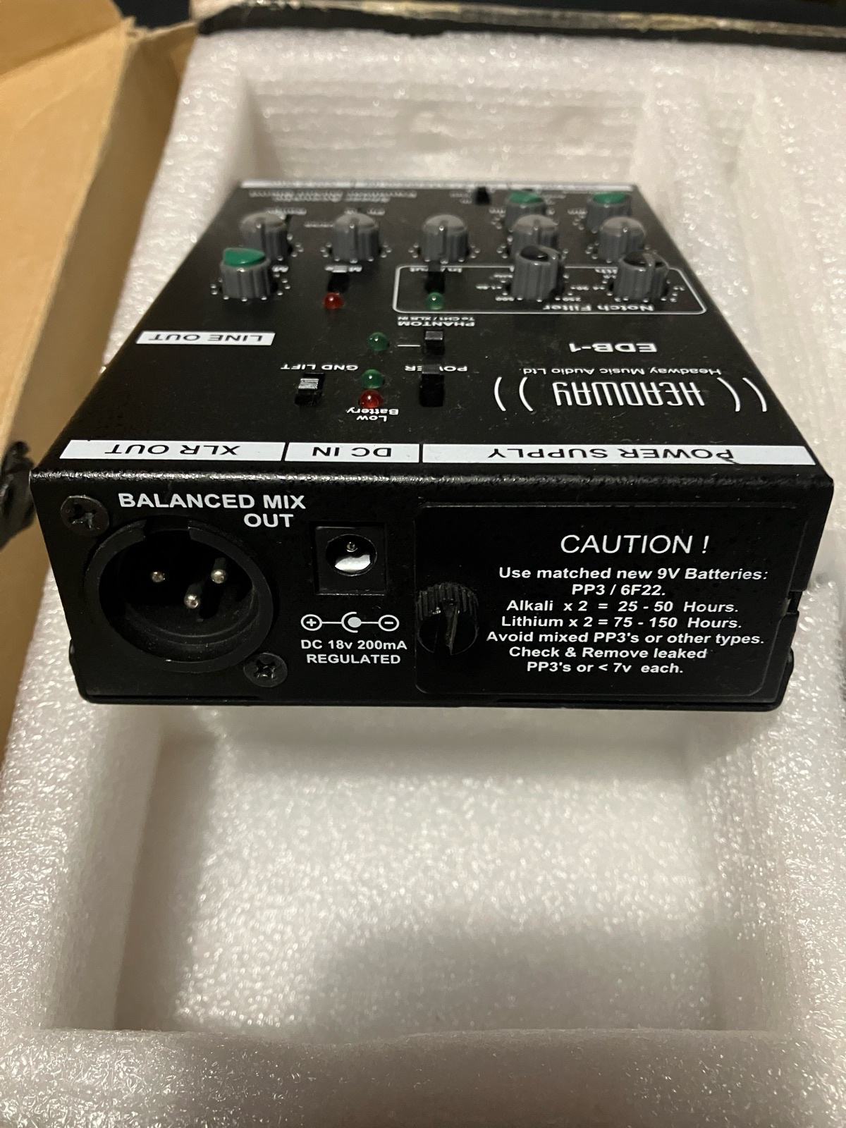 Headway-Edb1, Preamp za akustične instrumente-kitara, bass, violina