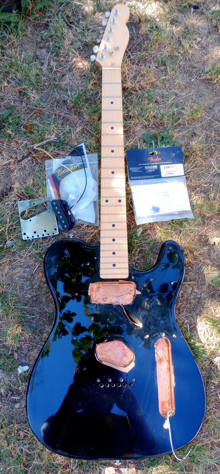 J & D telecaster + DiMarzio Twang King