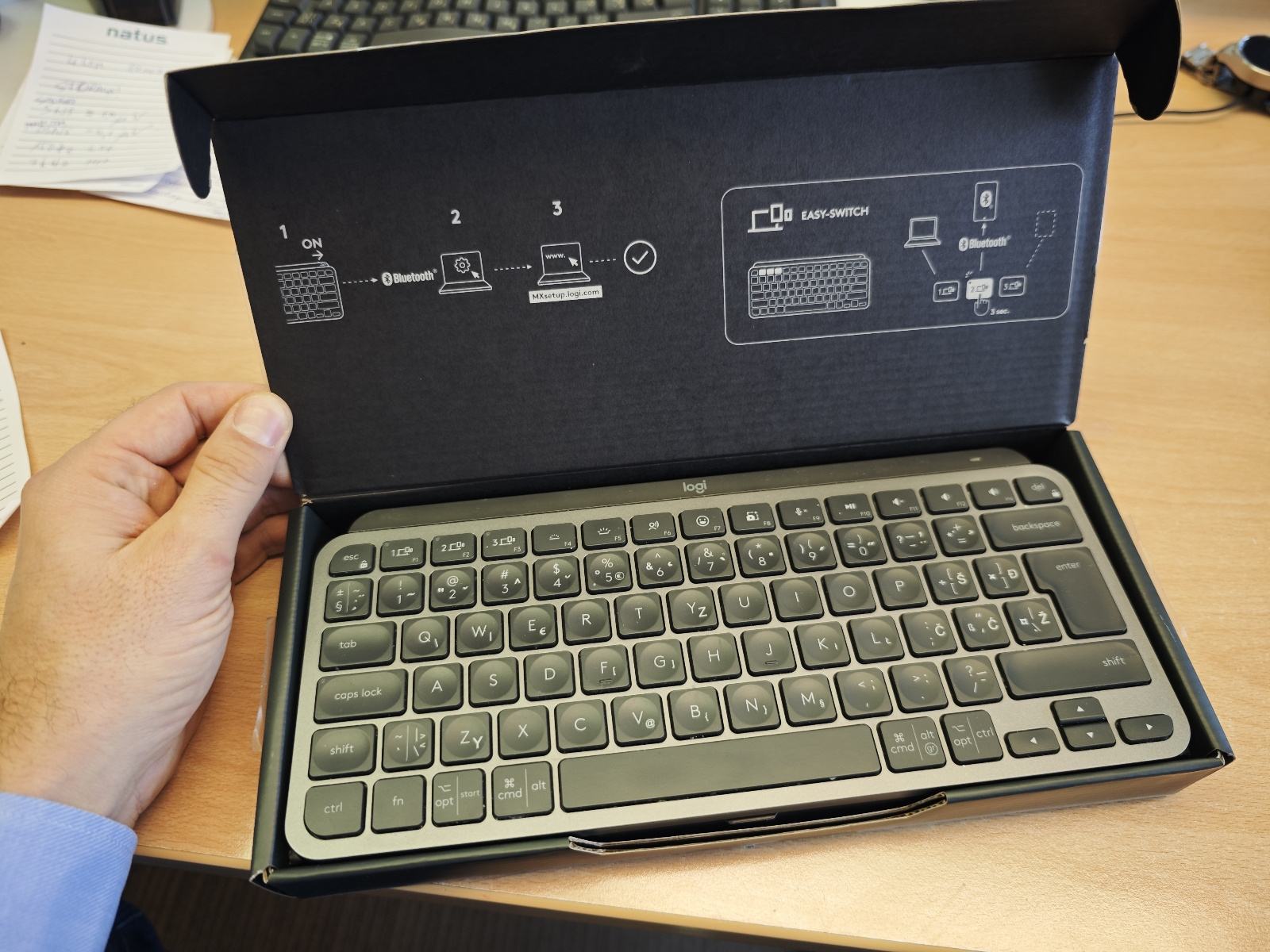 Logitech MX Keys MINI slo layout