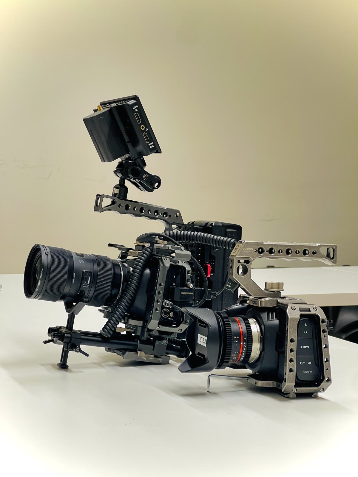 2x Black Magic Pocket Cinema Camera 4k + Full RIG + VELIKO OPREME