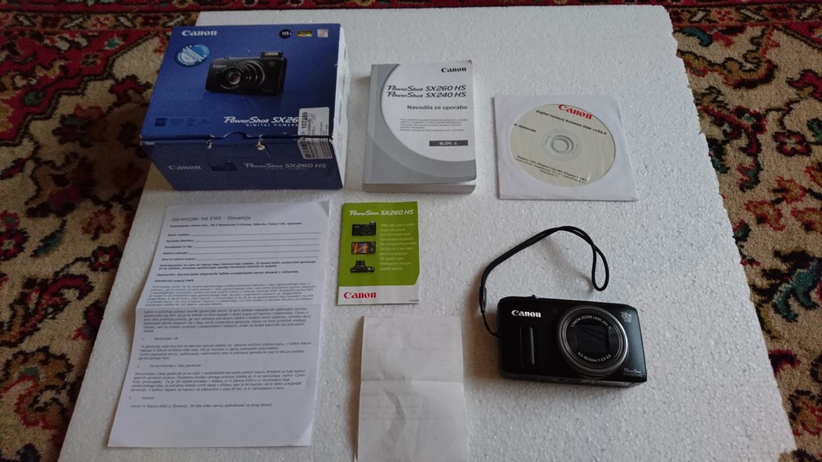 Fotoaparat Canon SX 260 HS