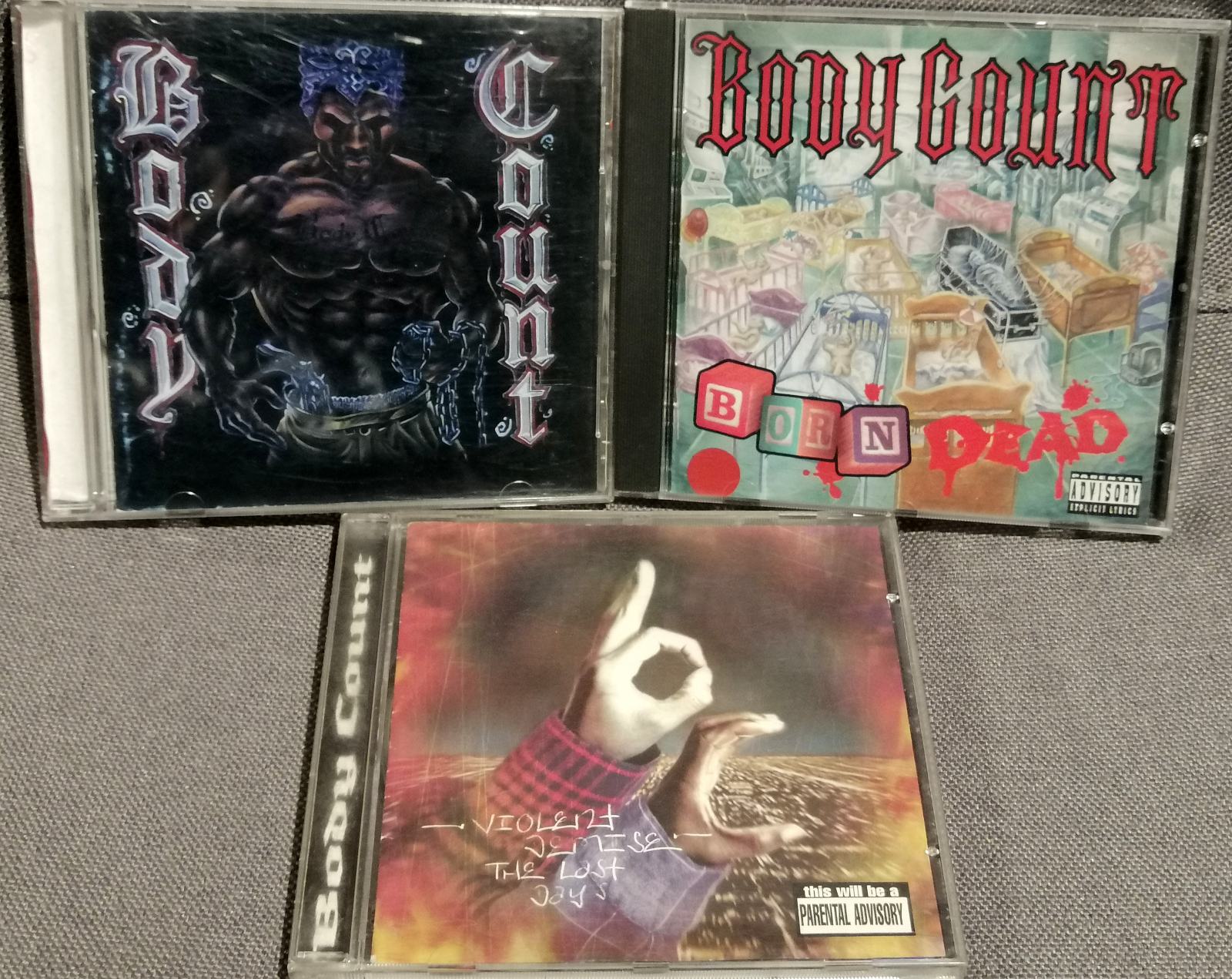 BODYCOUNT (feat. Ice-T) - 3 CD albumi (BC, Born Dead, Violent Demise)