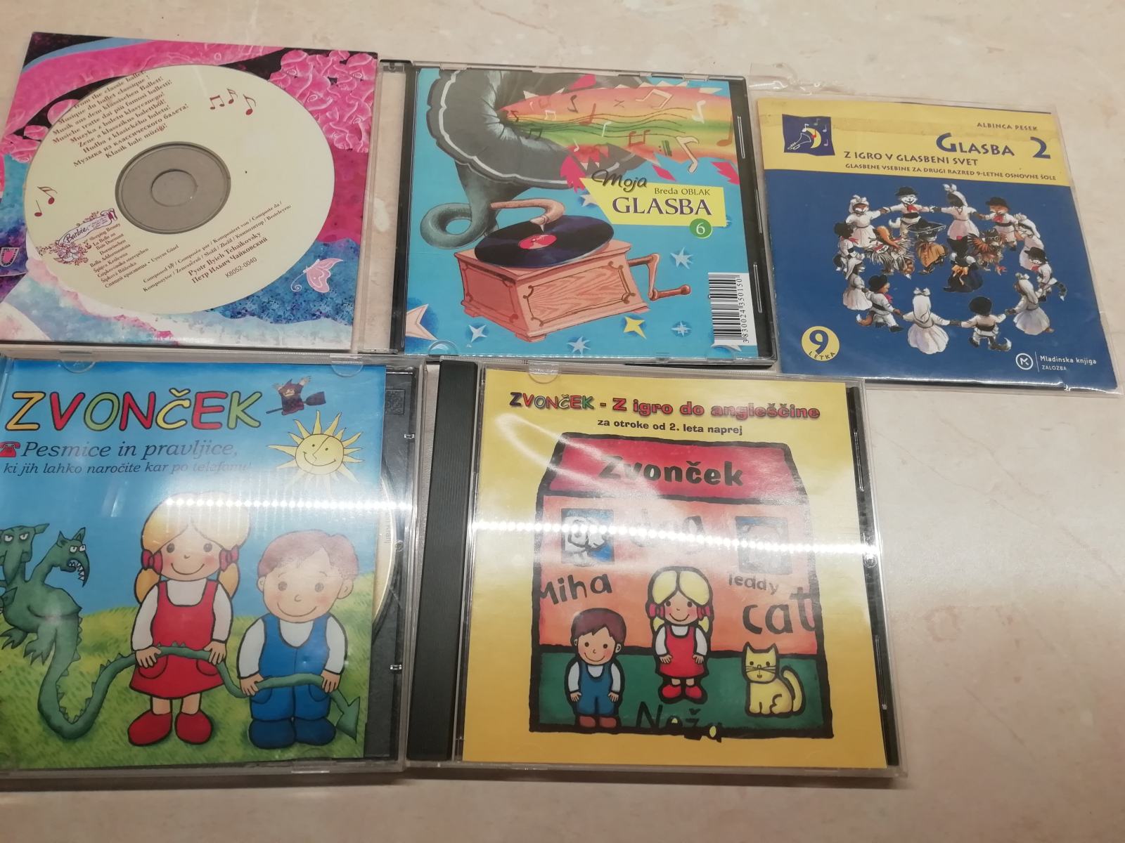 CD - Moja glasba 6 - Breda Oblak, Zvonček, Z igro do angleščine,