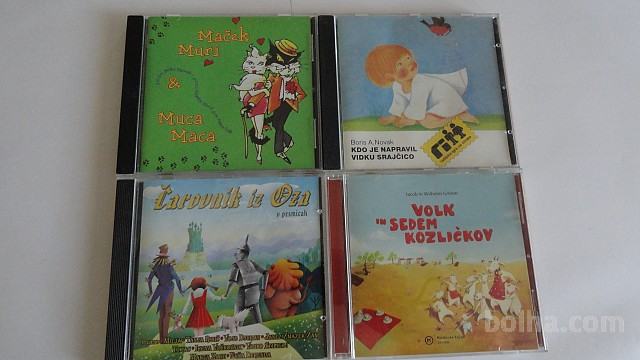 PRAVLJICE IN PESMICE ZA OTROKE CD