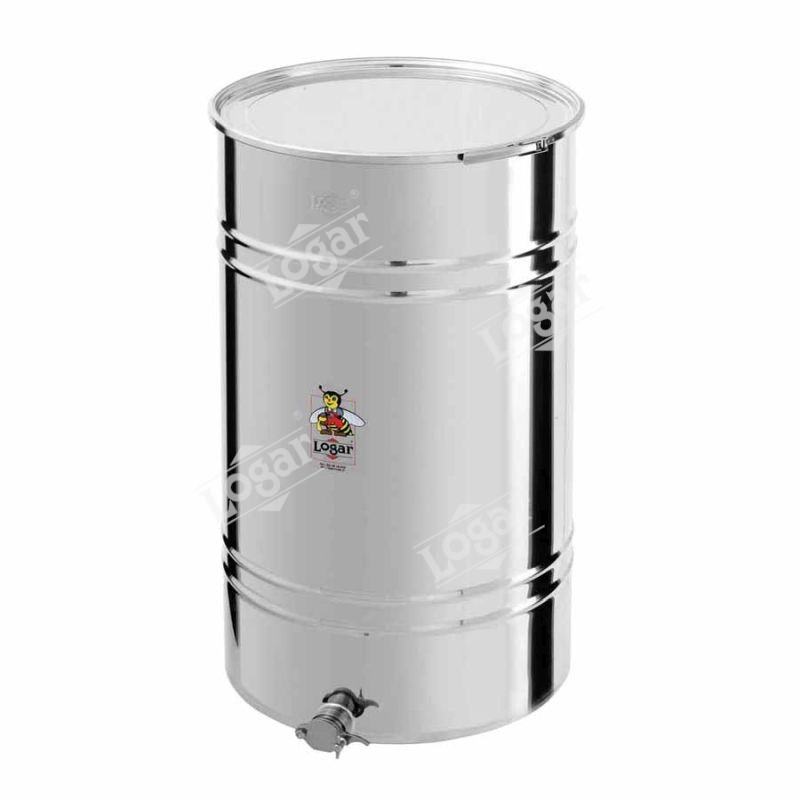 Inox sod za med Logar trade 280kg, pipa 6/4”