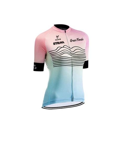 Ženska kolesarska majica/ dress Strava