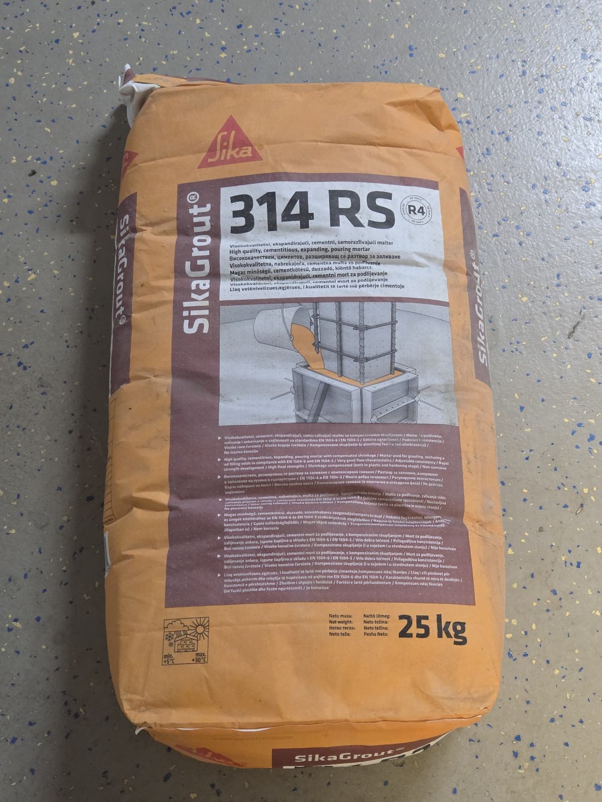 Sika grout 314 rs